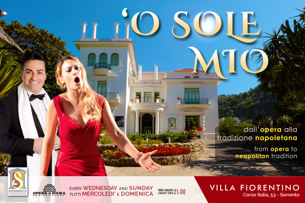 O’ Sole Mio: Neapolitan Songs and Opera Arias in Villa Fiorentino, Sorrento - About Sorrento